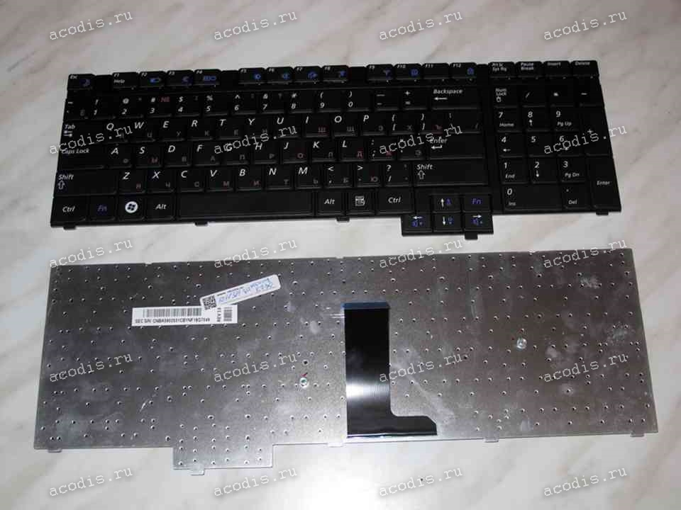 KBD Samsung NP-R720, NP-R730 (p/n: BA59-02531C) (Black/Matte/RUO ...