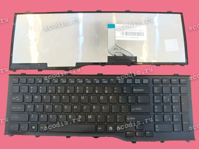 KBD Fujitsu Siemens LifeBook A532, AH532, N532, NH532 (Black/Matte/RUO ...